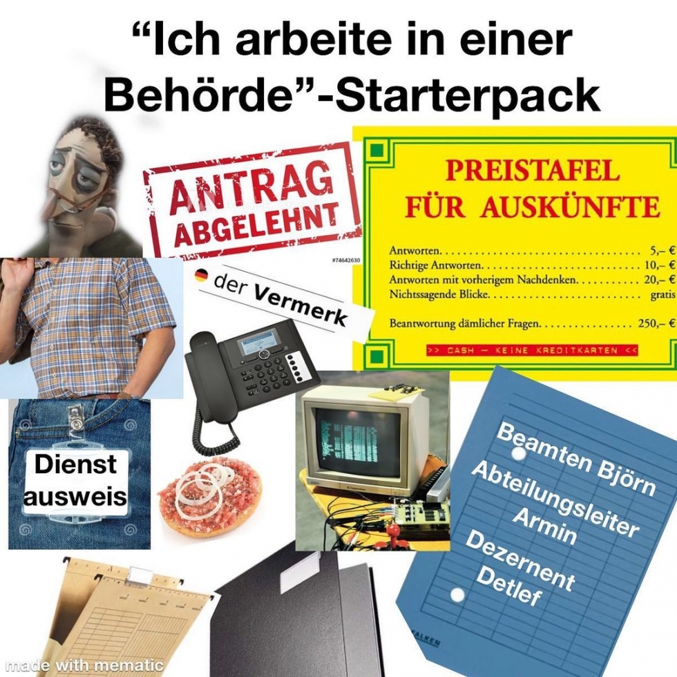 Zwölf Memes über deutsche Behörden